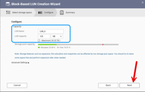 Creating a new LUN in QNAP - Tales from the Datacenter v2.0